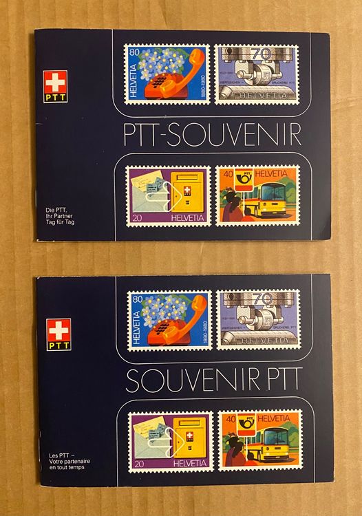 PTT Souvenir-Heftchen Nr. 3a - b ** (Neu (gemäss Beschreibung)) in ...