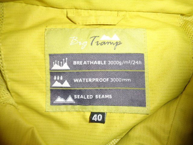 Outdoor Jacke von Big Tramp Gr. 40 Übergang Regen Jacke (Gebraucht) in ...
