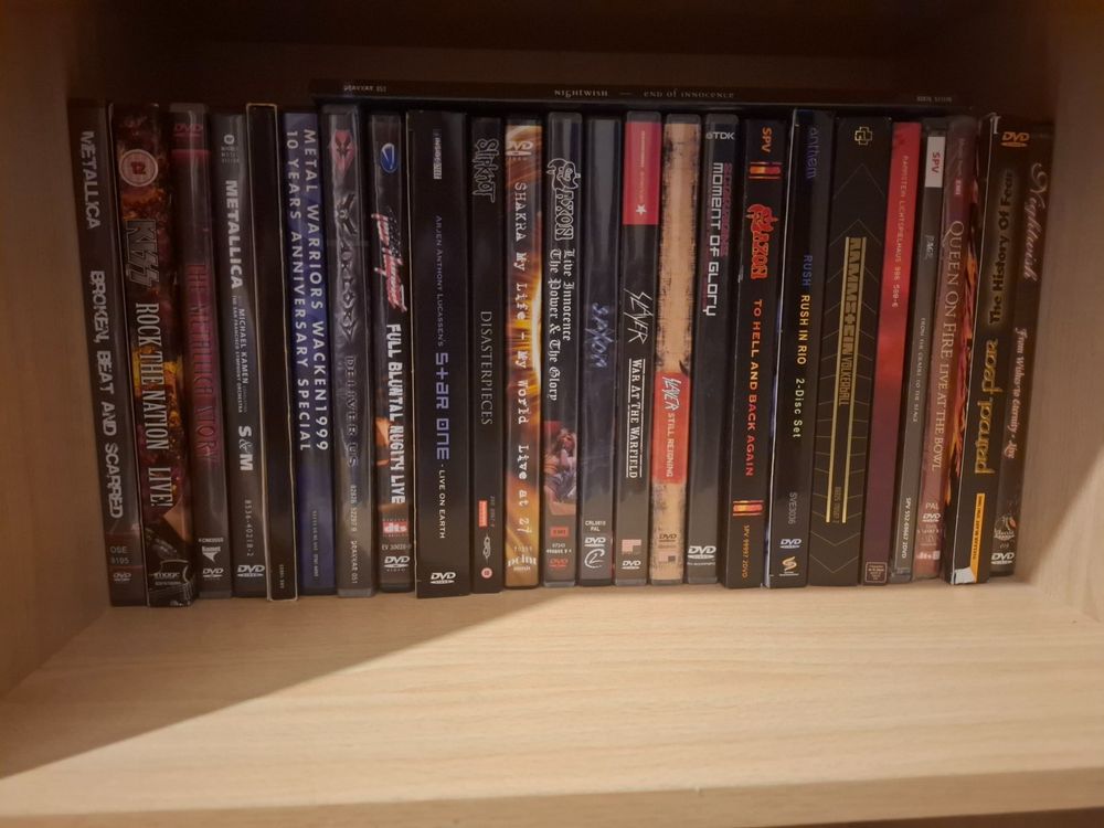 Collection DVD Metal - Concerts, Lives & Documentaires Rares (Neuf ...