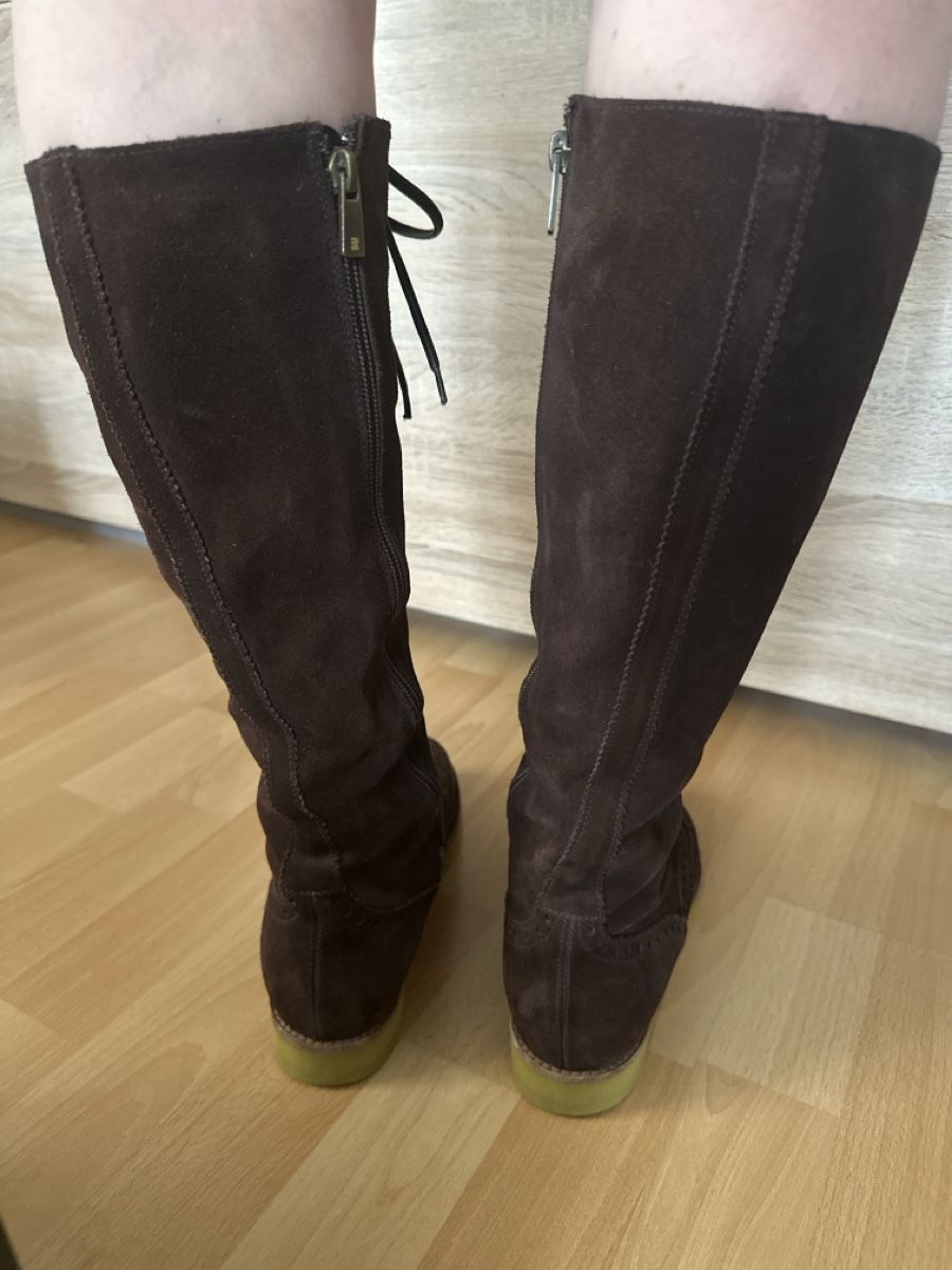 Bottes Fratelli Rossetti en daim marron, taille 36. (Neuf (Voir ...