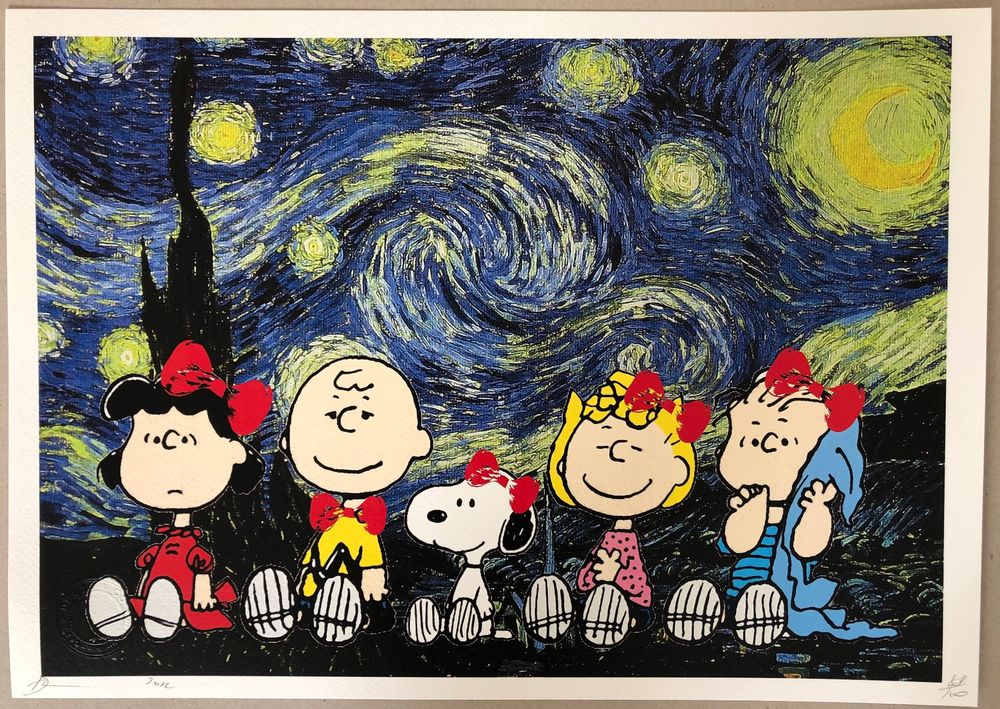 Death: Van Gogh Peanuts & Snoopy, signiert 28/100 (Neu (gemäss ...