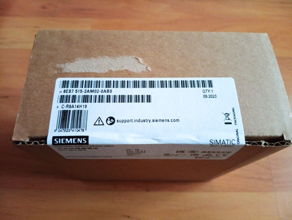 SIEMENS SIMATIC S7-1500, CPU 1515-2 PN 6ES7515-2AM02-0AB0 (Neu und ...