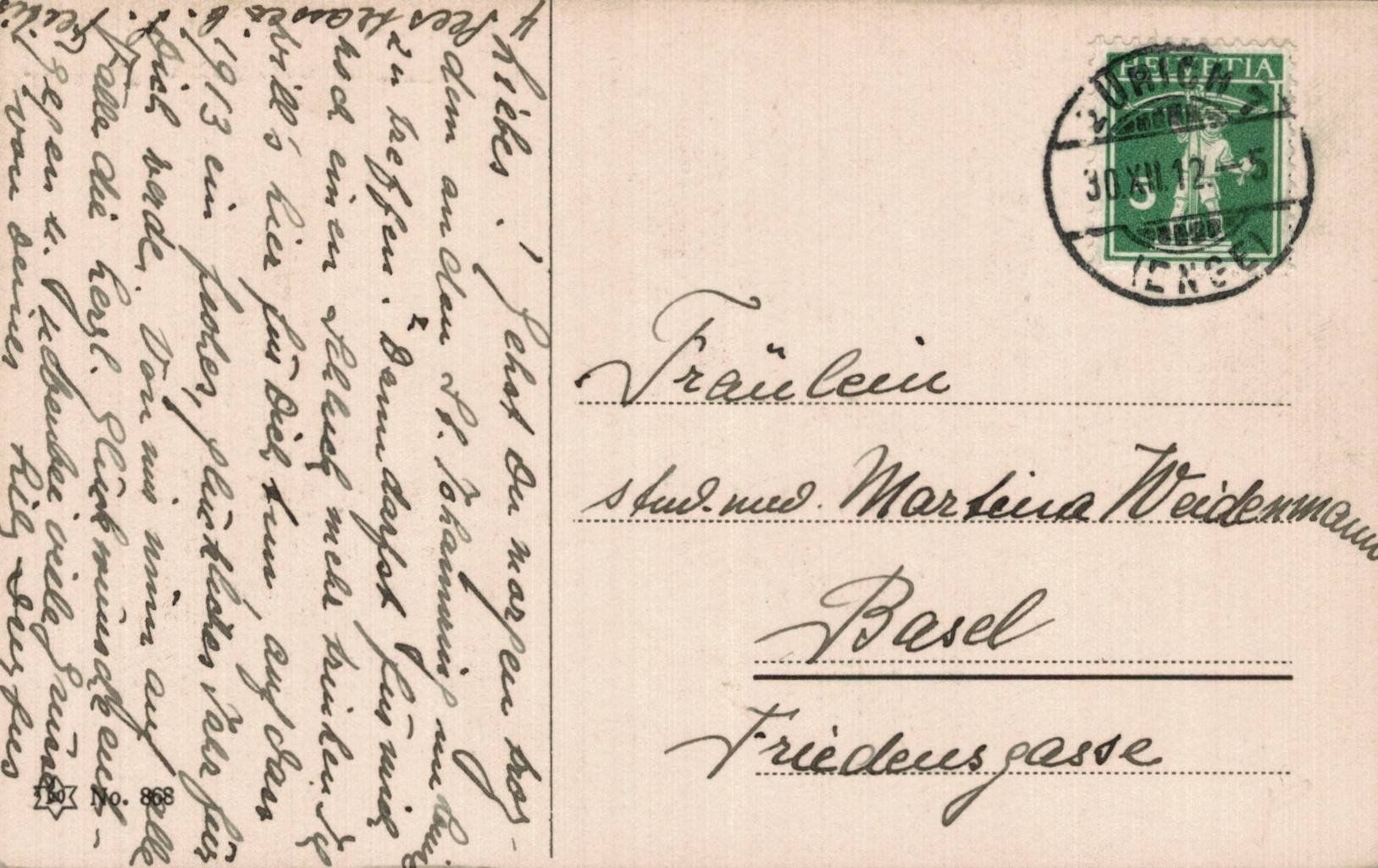 Neujahrskarte, Vögel Instrument Rarität Fröhliche Botschaft (Gebraucht ...