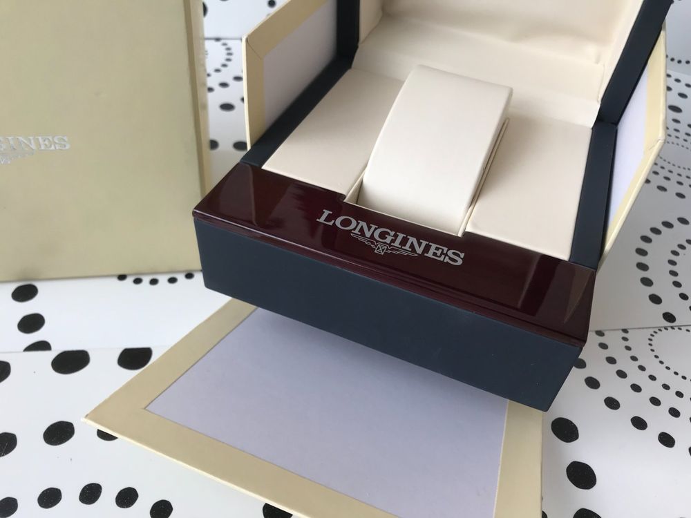 LONGINES ORIGINAL - BOX ECRIN SCHACHTEL WATCH CASE - TOP !!! | Kaufen ...