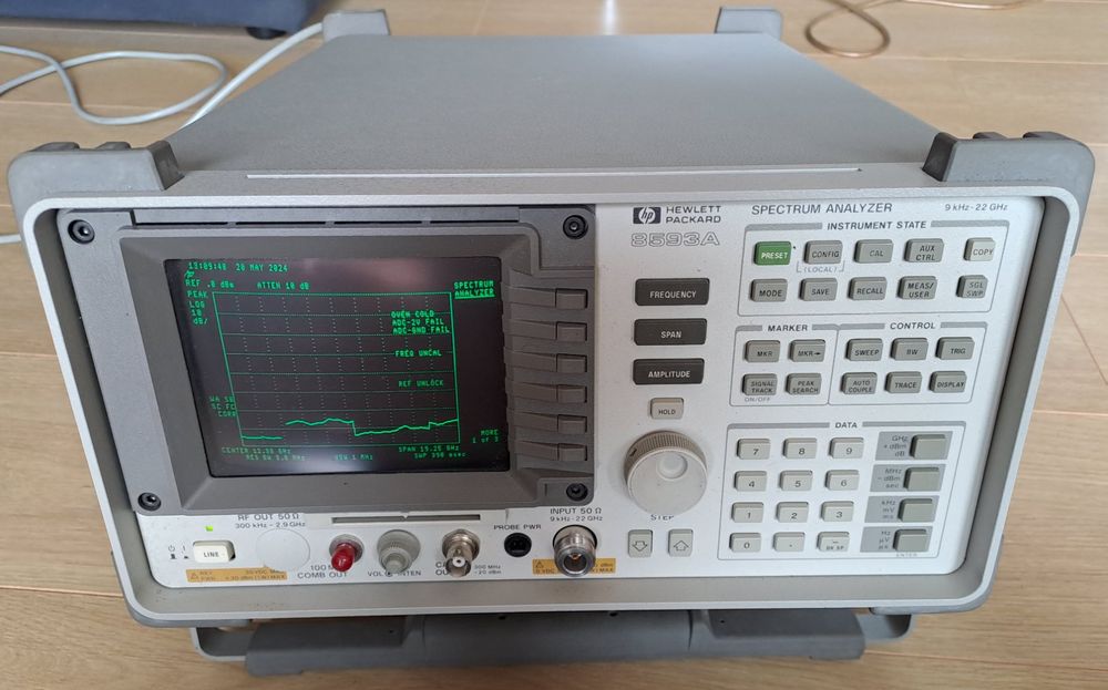 HP Agilent 8593A Spektrumanalysator 9 kHz - 22 GHz (Gebraucht) in Bern ...