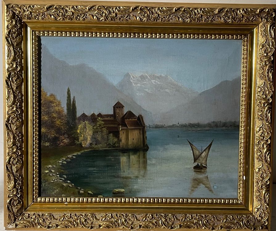 Antike Veduten See Anblick Gemälde (Gebraucht) in Root für CHF 55 – mit Lieferung auf Ricardo kaufen