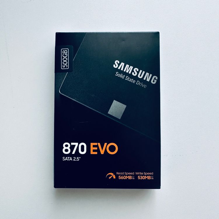 Samsung SSD 870 Evo Sata-III 512GB Fabrikneu und ungeöffnet | Kaufen ...