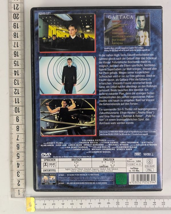 Gattaca DVD Ethan Hawke Uma Thurman Sci-Fi Film (Gebraucht) in Zürich für CHF 2 – mit Lieferung ...