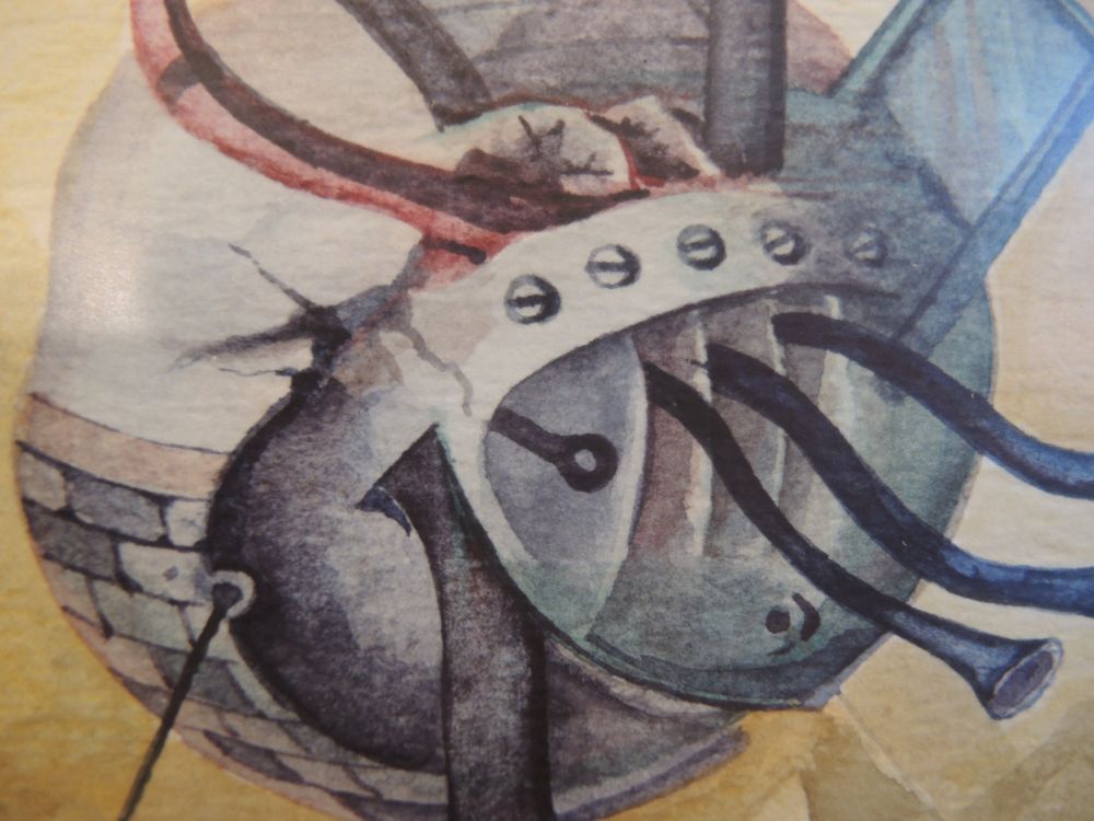 Daniel de Tramecourt KULA BALL signiert Aquarell Gemälde (Gebraucht) in ...