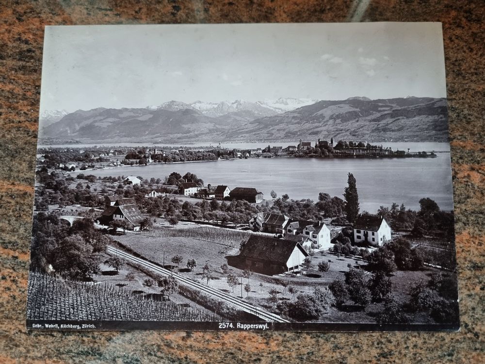 Rapperswil Seltene Foto um 1900 ORIGINALFOTO (Gebraucht) in Trachslau ...