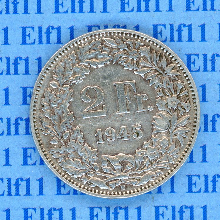 CHF___2.00 1945 ss 2 Franken (Gebraucht) in Widnau für CHF 9 – mit Lieferung auf Ricardo kaufen