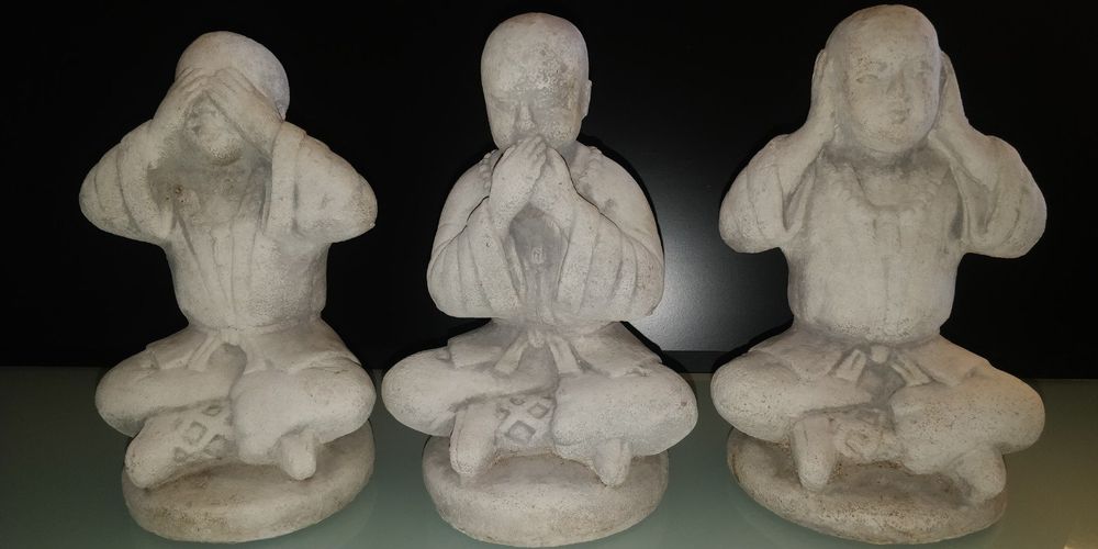 Verwunderlich Buddha Nichts Sehen Nichts Horen Nichts Sagen Bedeutung Ebenbild