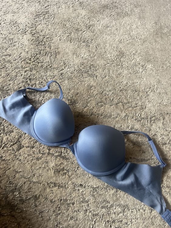 Victoria's Secret Push-up BH, Gr. 32D/70, Blau, Top Zustand (Gebraucht ...