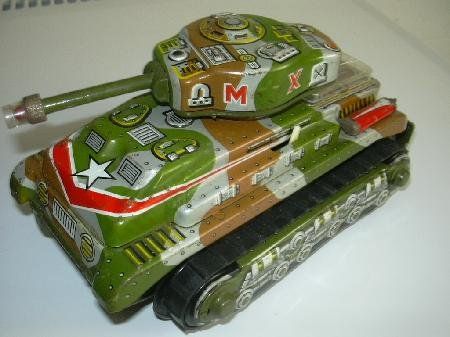 MARX TIN TANK battery operated, Made in Japan (No Bandai) (Defekt) in ...