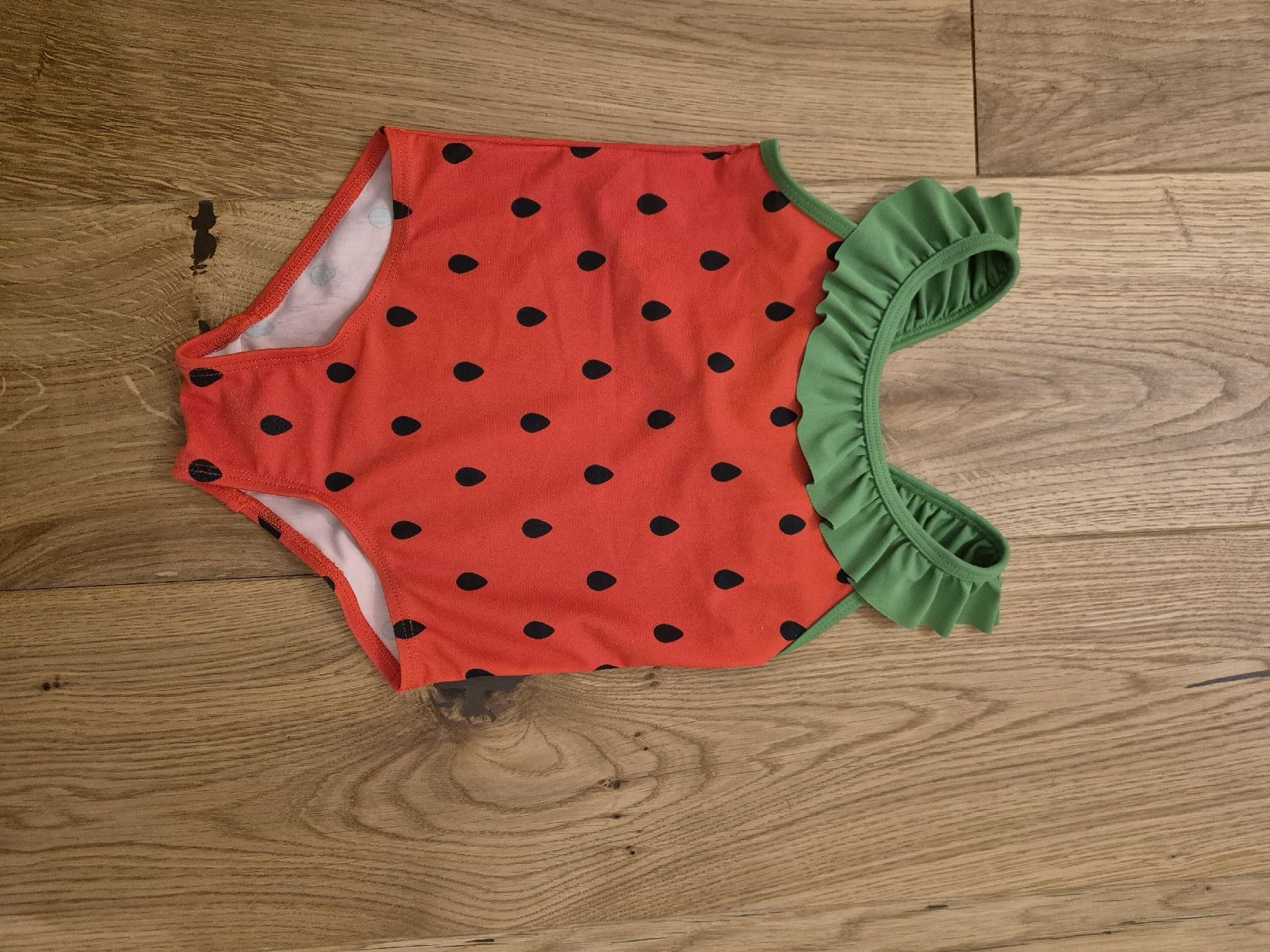 Badeanzug Erdbeer-Muster Gr. 74/80 H&M, Top Zustand! (Gebraucht) in ...