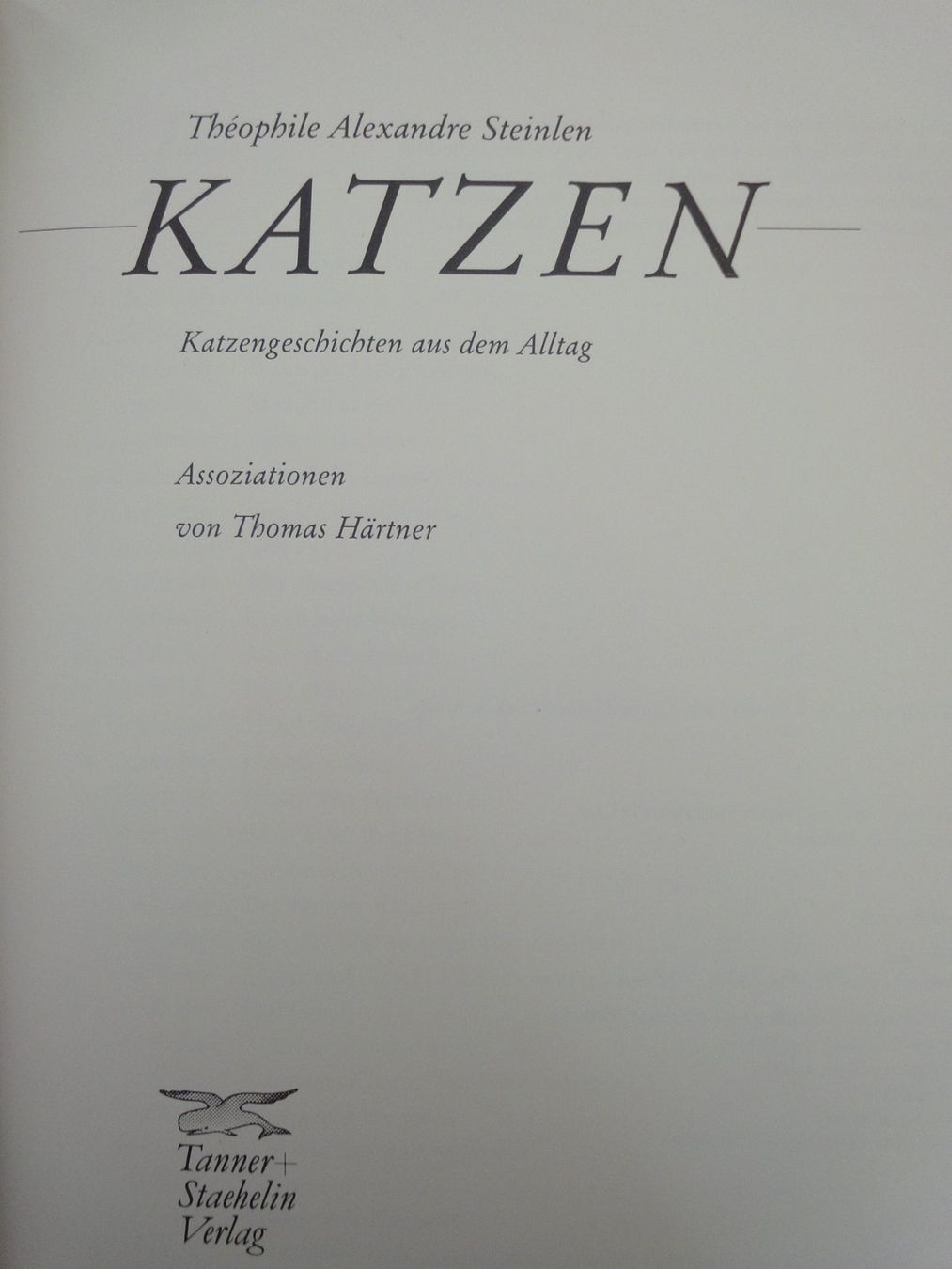Steinlen Théophile A. - KATZEN (Neu (gemäss Beschreibung)) in Biel ...