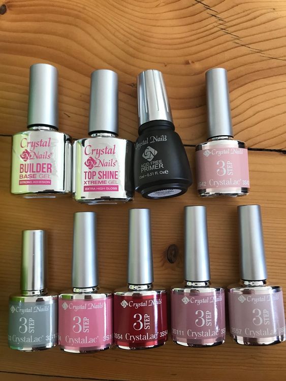 Gel-Lack Set Crystal Nails 3-Step Crystalac NEU Wert 210.- (Neu und ...