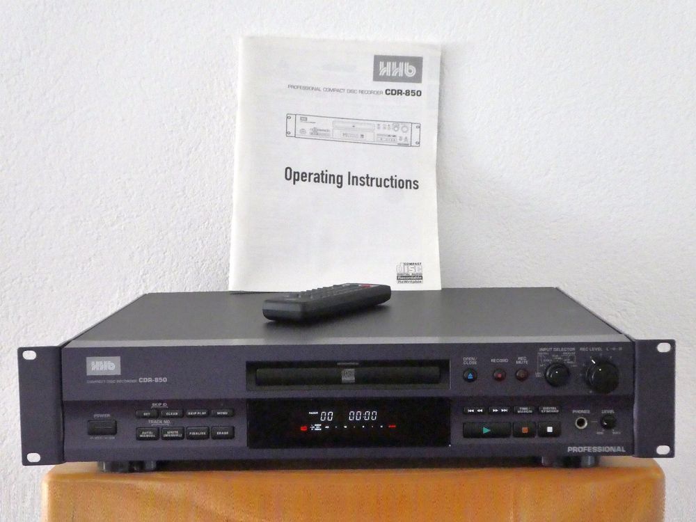 Professioneller Stand-alone-CD-Recorder HHB CDR-850 (Gebraucht) in Horw ...
