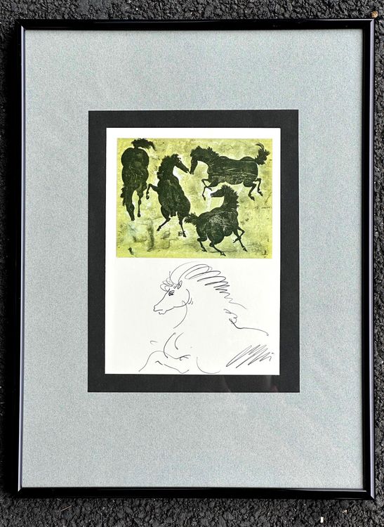 Hans Erni Bild Zeichnung Original gerahmt (Gebraucht) in Seltisberg für CHF 82 – mit Lieferung ...