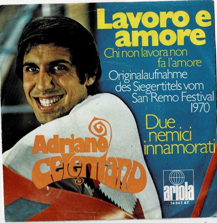 Adriano Celentano Lavore amore 1970 | Kaufen auf Ricardo