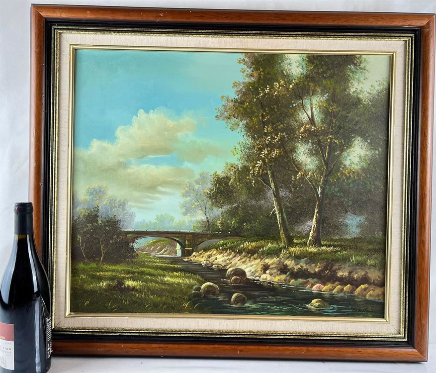 Grosser Landschaft Gemälde Signiert. (Gebraucht) in Neuhausen am Rheinfall für CHF 20 – nur ...