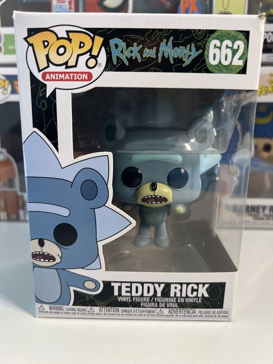 Funko POP! Animation Rick & Morty Teddy Rick (Neu und originalverpackt ...