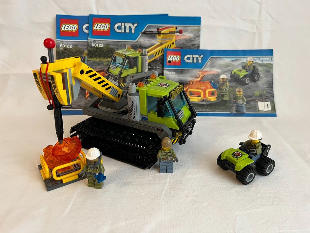 Lego 60122 «Vulkan Raupenfahrzeug» - 324 Teile (Gebraucht) in ...