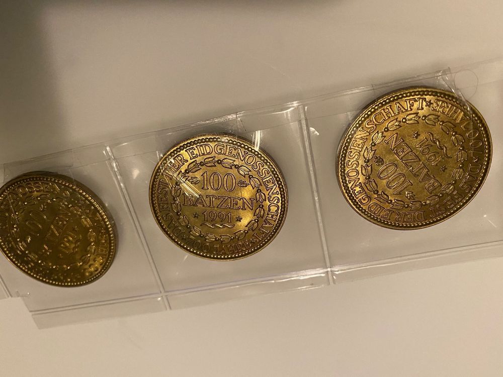 100 Batzen 1991 CANTON SCHWYZ | Kaufen auf Ricardo