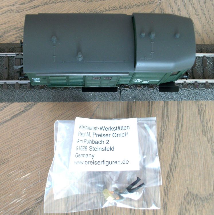 grüner Güterzug-Gepäckwagen Pwg 14; fabrikneu & OVP (Neu und ...