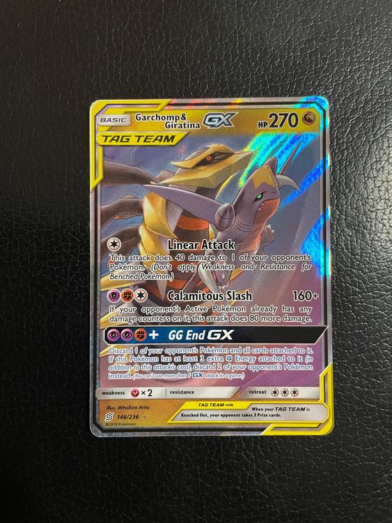 Unified Minds Garchomp & Giratina GX 146/236 Mint Ab 1 | Kaufen auf Ricardo