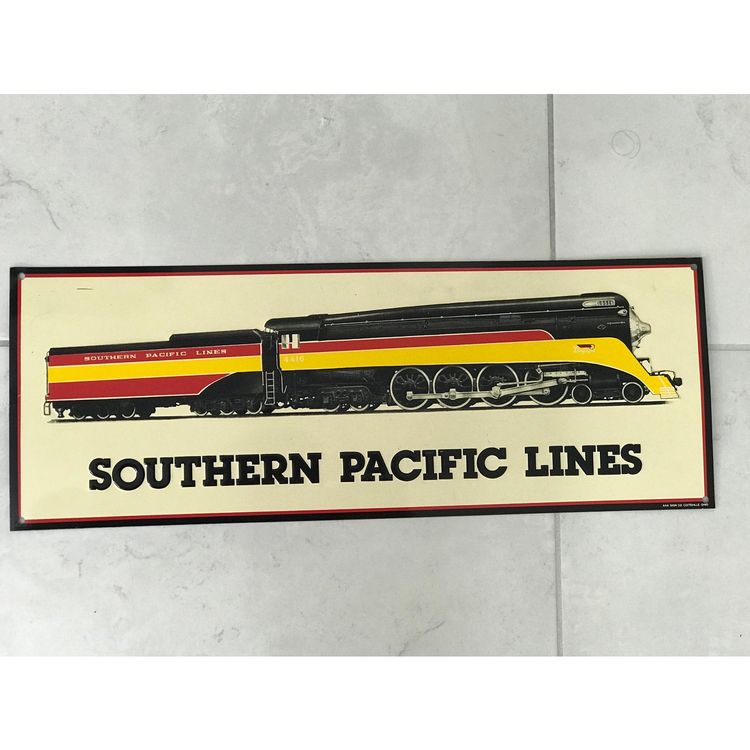 SOUTHERN PACIFIC LINES - ALU SCHILD | Kaufen auf Ricardo