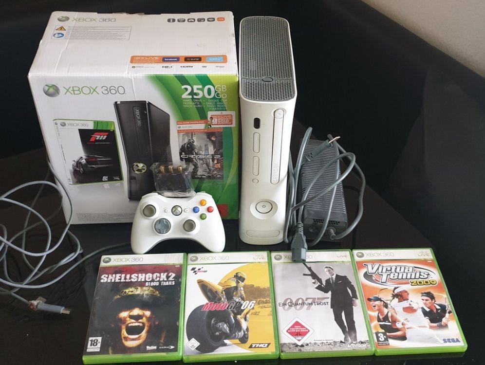 X Box 360 mit 1ct und 4 Spiele (Gebraucht) in Stein AG für CHF 60 – mit ...