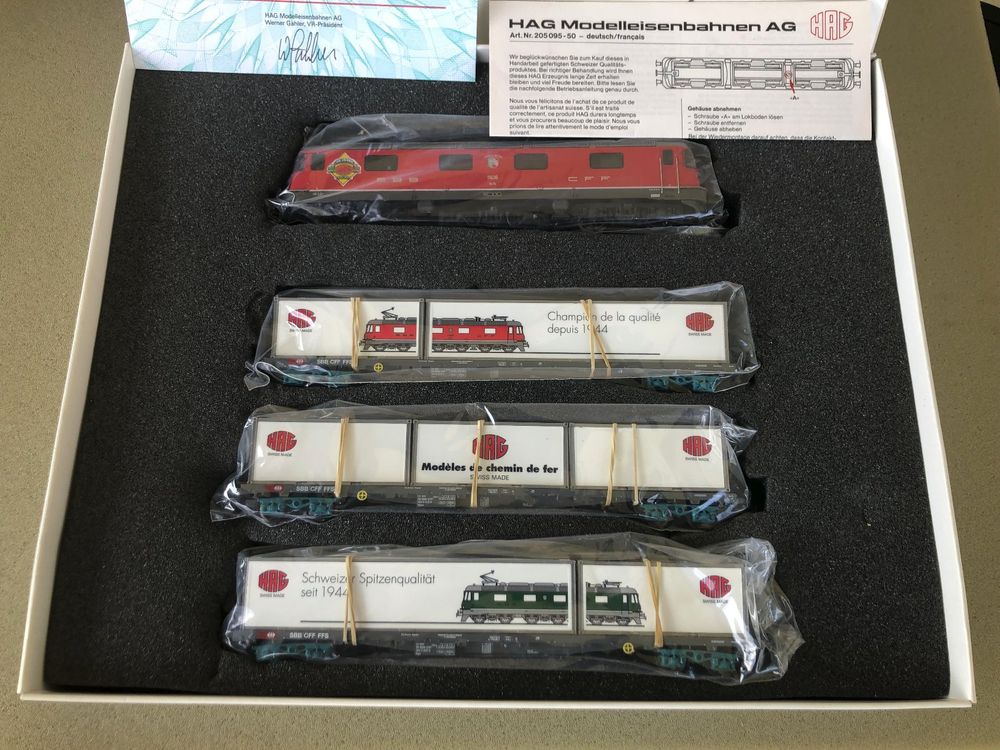 HAG 096 Jubiläums-Set "50 Jahre HAG" HO/WS (Gebraucht) in Echandens für ...