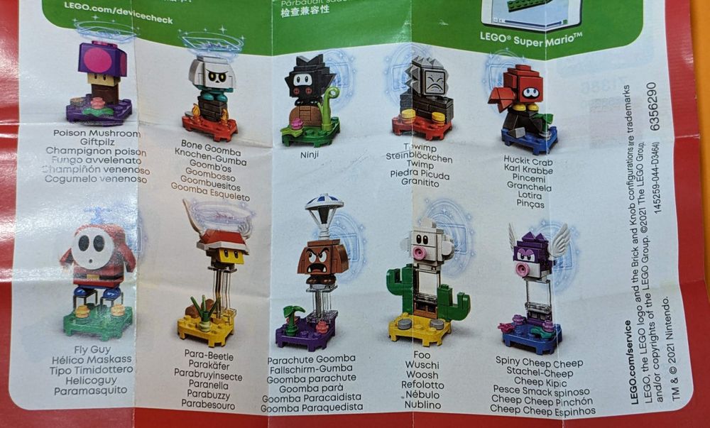LEGO 71386 Character Pack Series 2: Parachute Goomba (Neu (gemäss ...