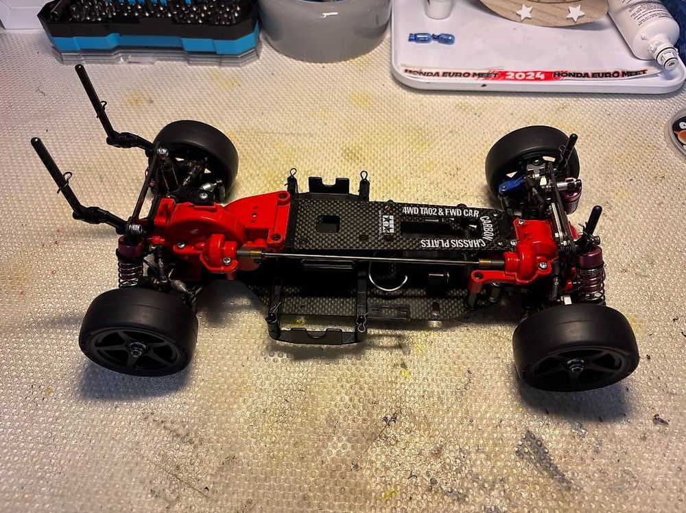 Tamiya TA-02s Chassis mit Carbon Conversion Set (Gebraucht) in spreitenbach für CHF 199 – mit ...