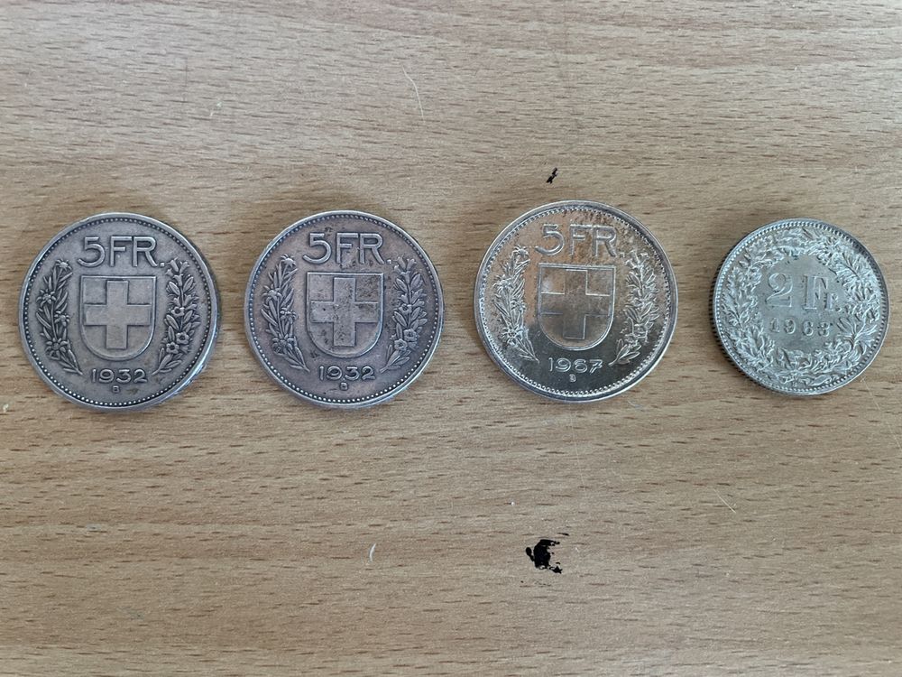 5Fr x3 & 2Fr 1932, 1967, 1963 | Kaufen auf Ricardo