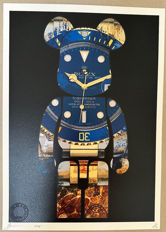 Death: Rolex Bearbrick, POP Art, signiert 7/100 (Neu (gemäss ...
