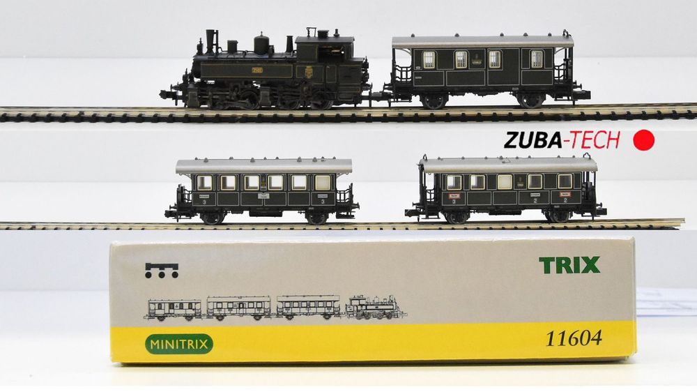 Trix 11604 Zugset Bayerische Lokalbahn Spur N GS mit OVP (Gebraucht) in ...