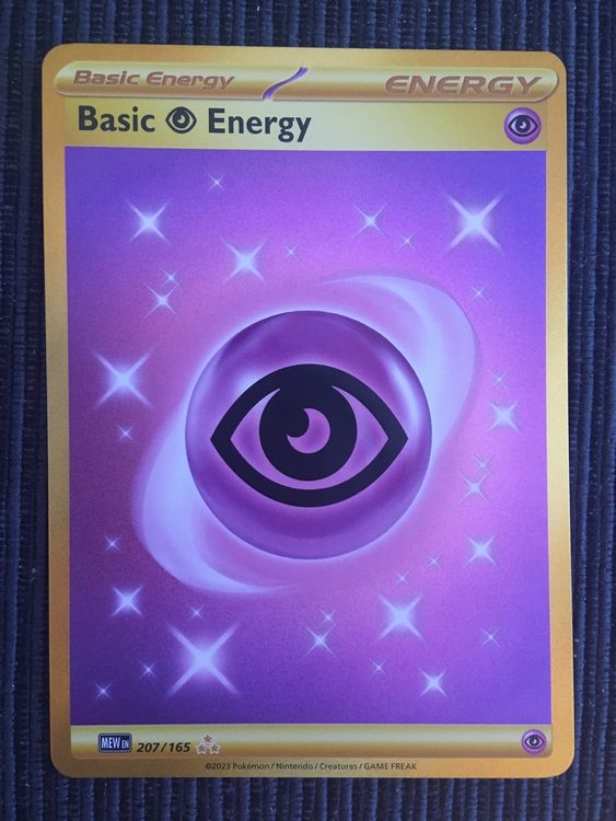 Pokemon Scarlet Violet 151 Basic Psycho Energy Gold Englisch | Kaufen ...