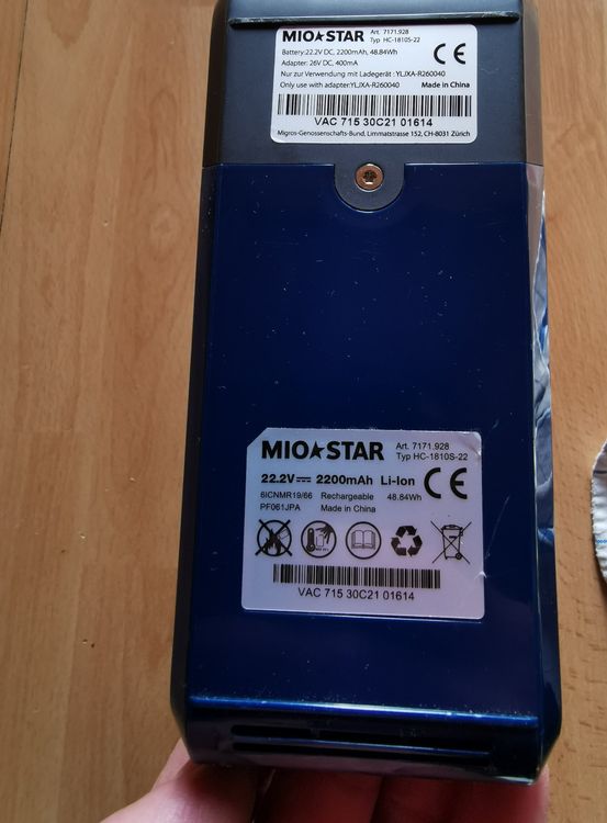 Akku-Staubsauger Mio Star VAC 715. M-POWER (Gebraucht) in für CHF 62 – mit Lieferung auf Ricardo ...