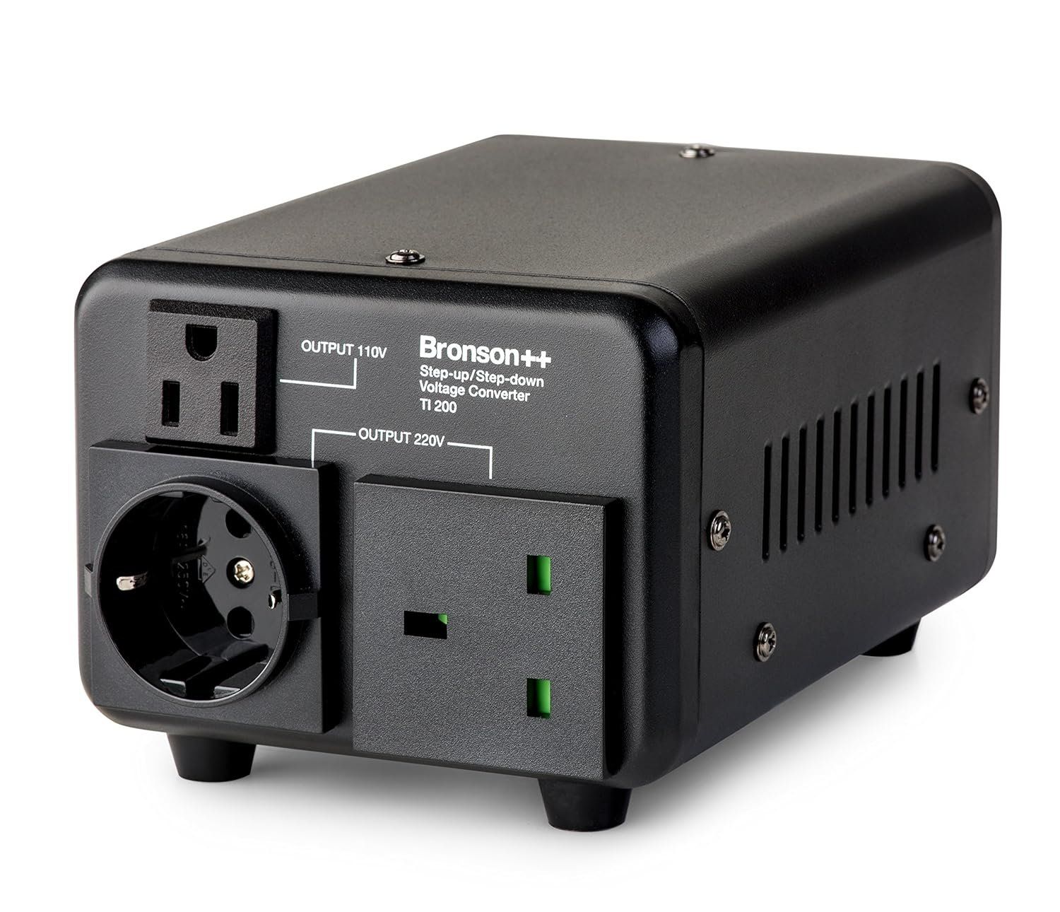 NEU OVP Bronson TI-200 Trasformatore 110-120V / 220-240V (Nuovo e nell ...