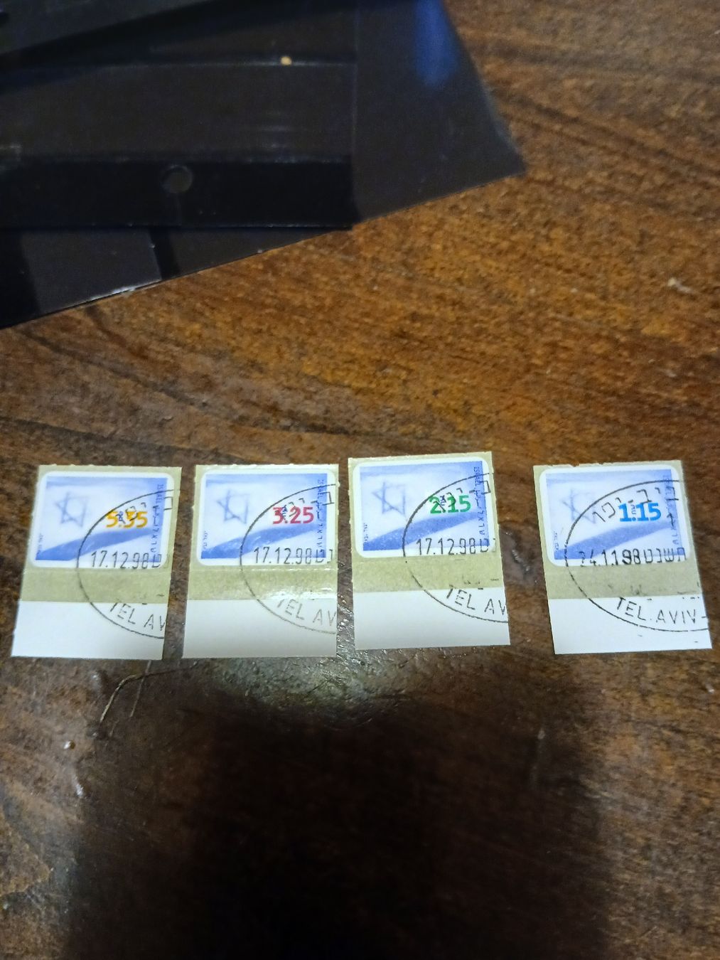 Lot de 4 timbres d'Israël,années 90, Tel Aviv 🇮🇱 48 (D'occasion) à Marly pour CHF 0.75 – avec ...