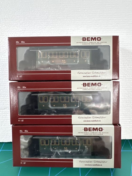 3 Stk. Bemo Zweiachser Wagen 3234 127 (Neu und originalverpackt) in Füllinsdorf für CHF 99 – mit ...