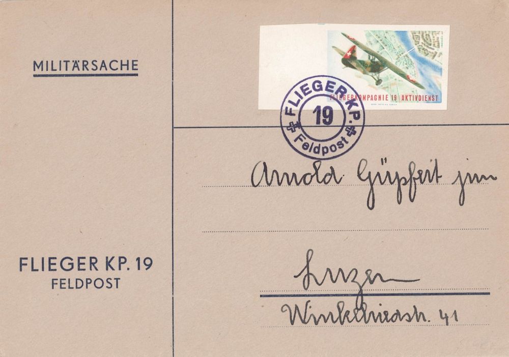 Feldpost mit ...... Fliegertruppen | Kaufen auf Ricardo
