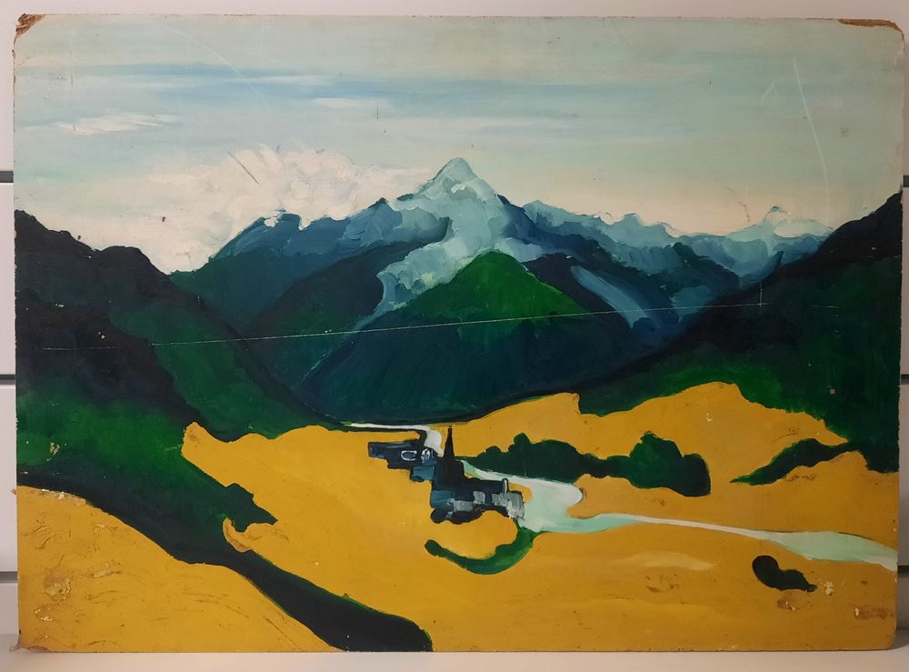 TABLEAU A L'HUILE ANCIEN SIGNÉ "JOHNNY MULLER" (Gebraucht) in Lausanne ...