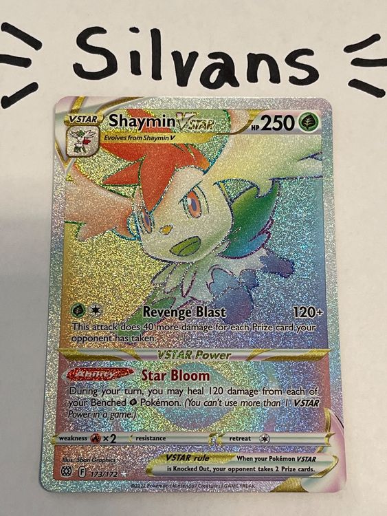 Shaymin VStar Rainbow Brilliant Stars Strahlende Sterne EN (Neu (gemäss Beschreibung)) in Wil SG ...