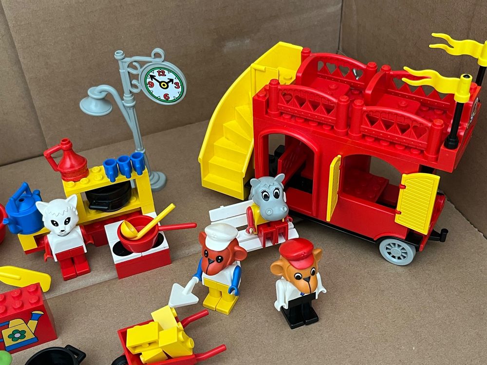 Lego Fabuland Set mit Bus, Boot, Küche, Figuren (Gebraucht) in ...