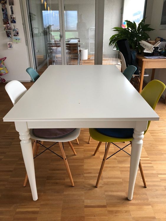 Stilvolle Esstisch Weiss Holz Ikea Fotosbrend3724