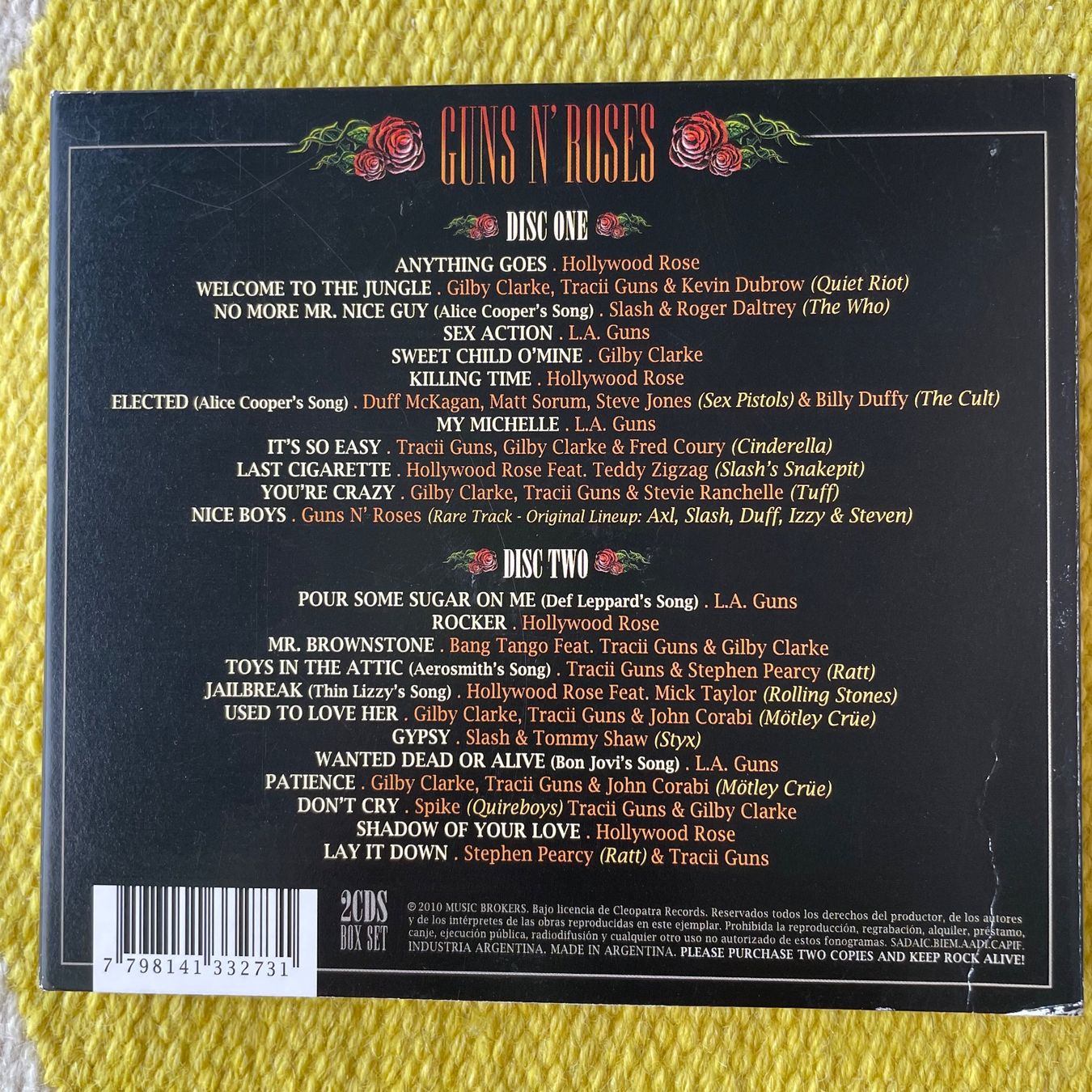 GUNS N ROSES-2CD FAMILY TREE (DIGIPACK) (Gebraucht) in Rorschacherberg ...