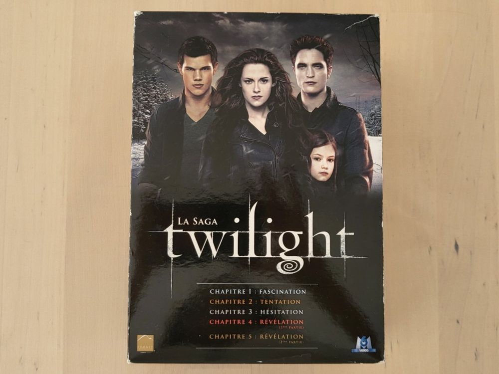 Coffret Twilight Saga 5 DVD - Version FR (Gebraucht) in Riddes für CHF ...